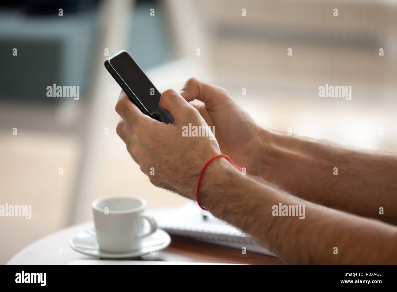 Check the message hi-res stock photography and images - Alamy