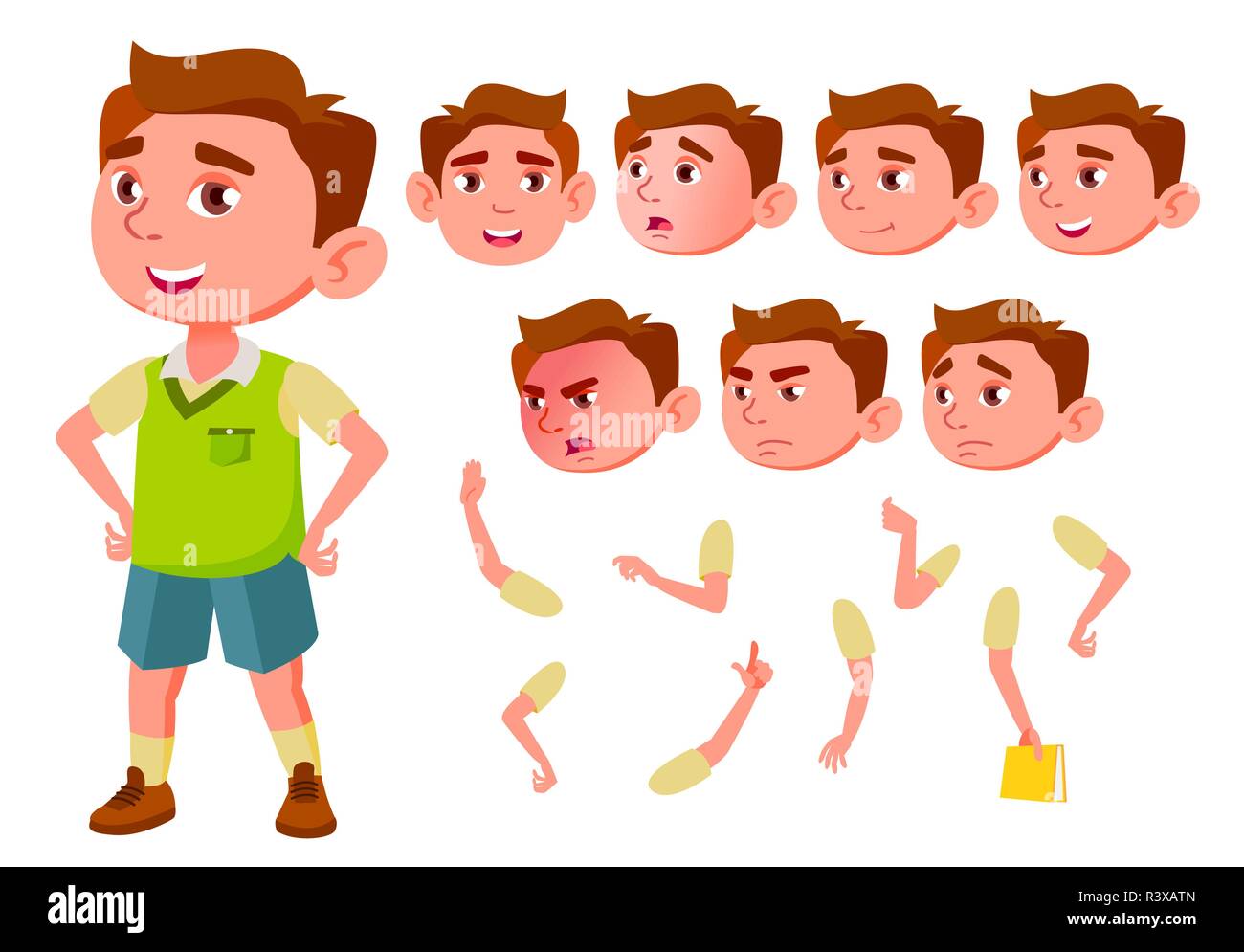 Friendly Children Cartoon