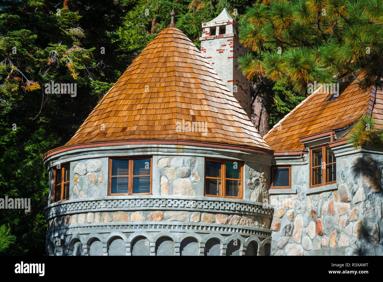 Vikingsholm Castle, Emerald Bay State Park, Lake Tahoe, California, USA ...