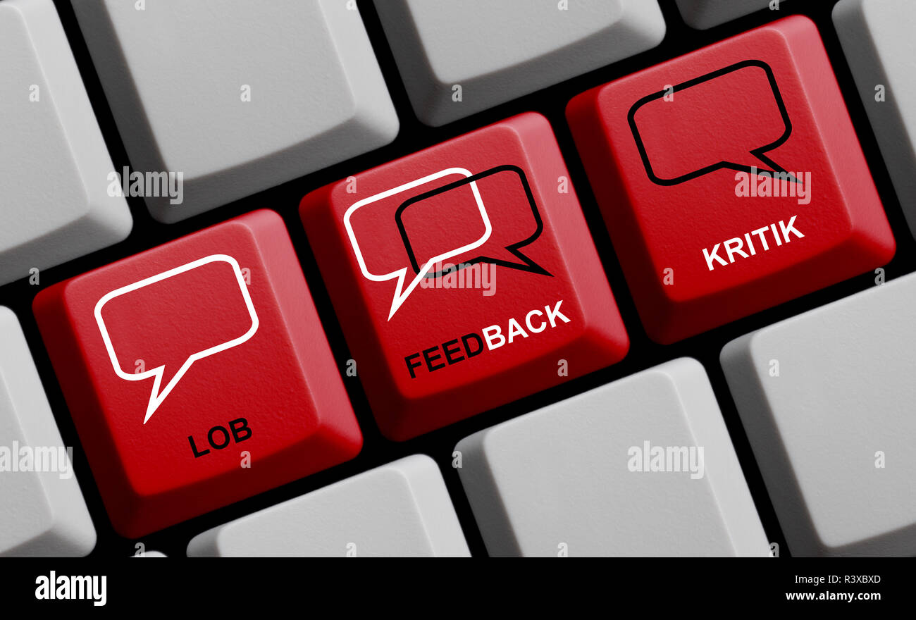 criticism - praise - feedback Stock Photo - Alamy