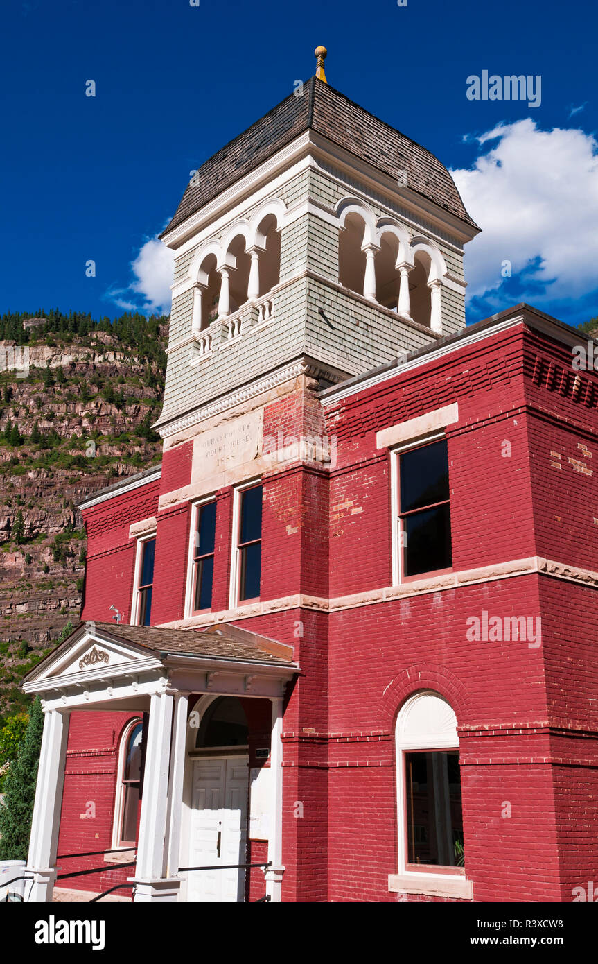 Historic Ouray County Court House, Ouray, Colorado, USA (Editorial Use ...