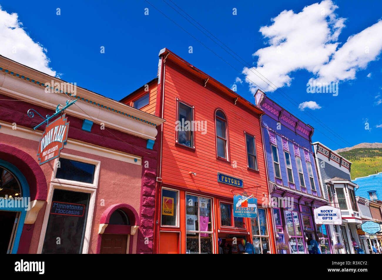 Downtown historic district, Silverton, Colorado, USA (Editorial Use ...