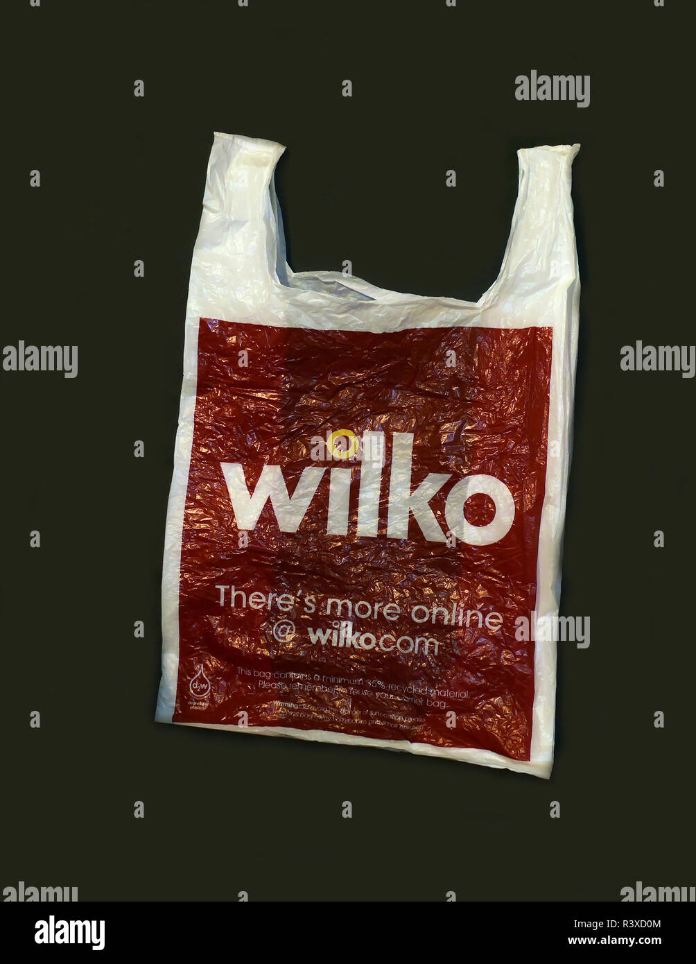 Wilko Carrier Bag. Carrier bag as available at the High Street store ...