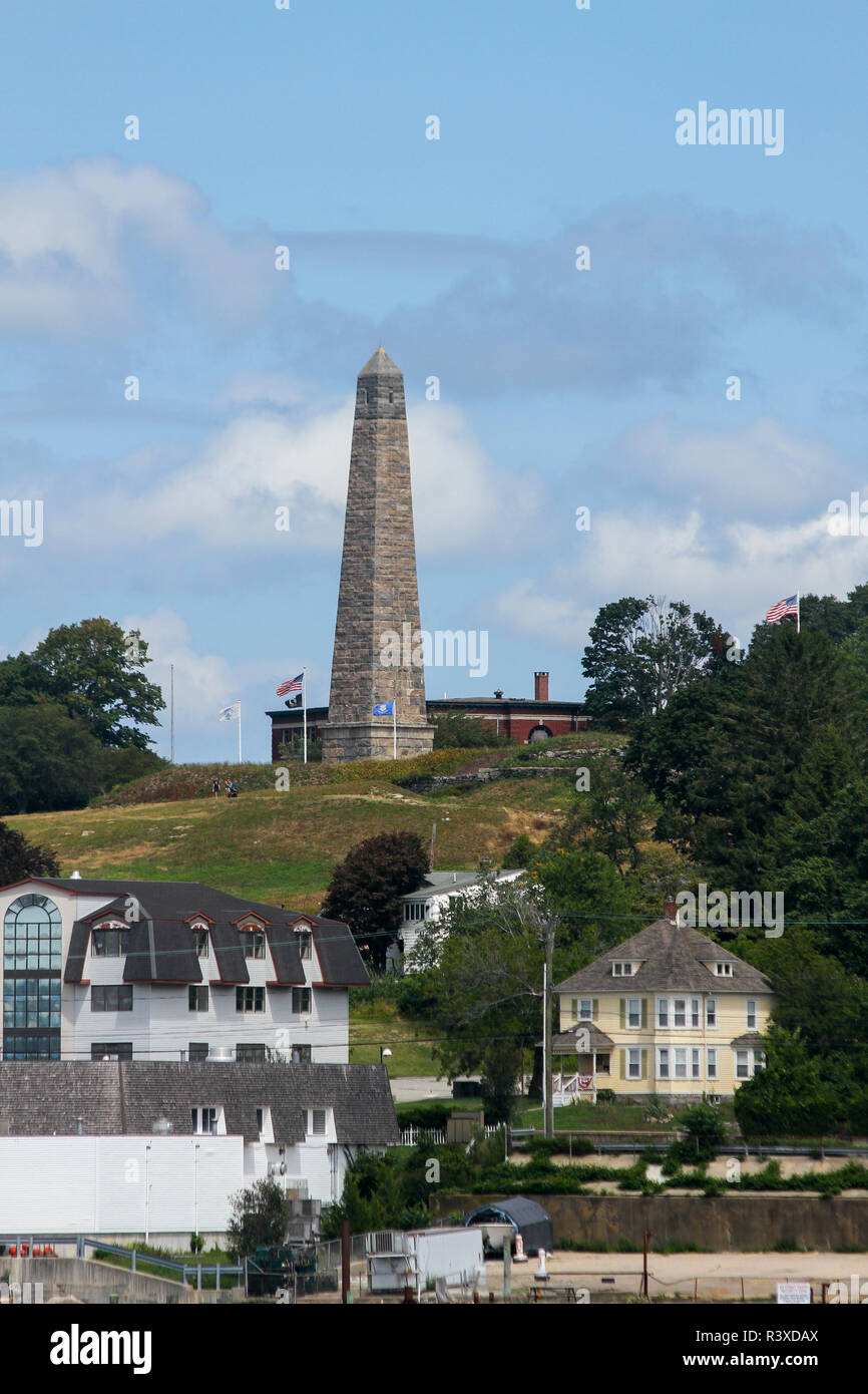 The Groton Monument, also called the Fort Griswold Monument, Groton ...