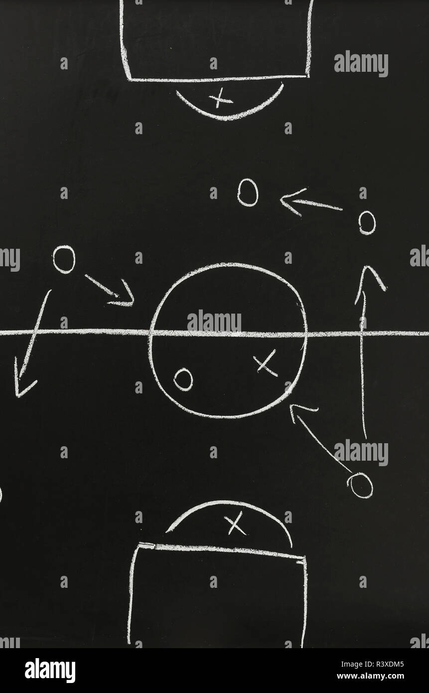 Diagram of football game hi-res stock photography and images - Alamy