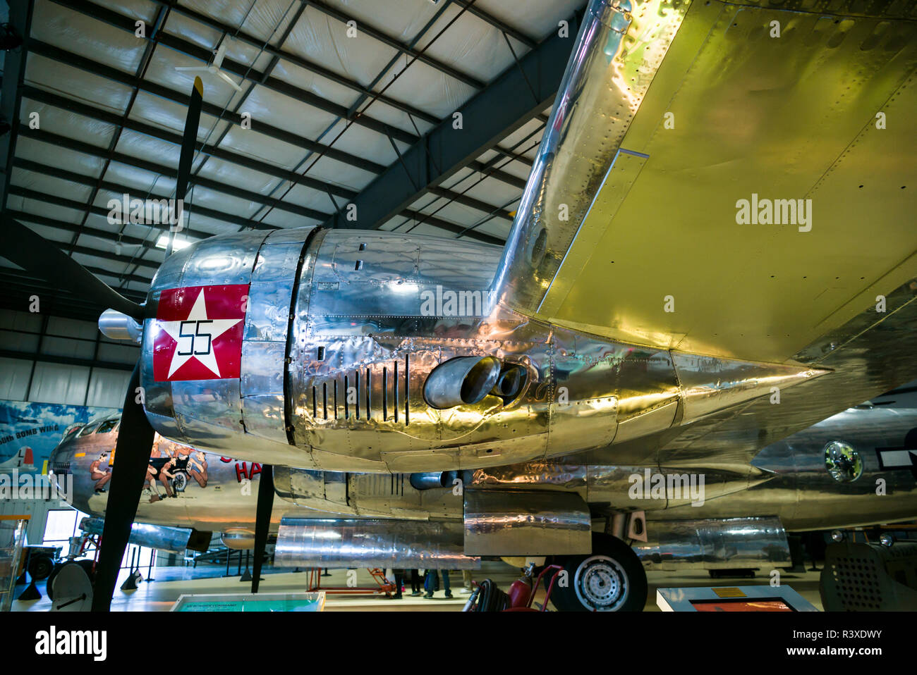 USA, Connecticut, Windsor Locks, New England Air Museum, USAF Boeing B ...