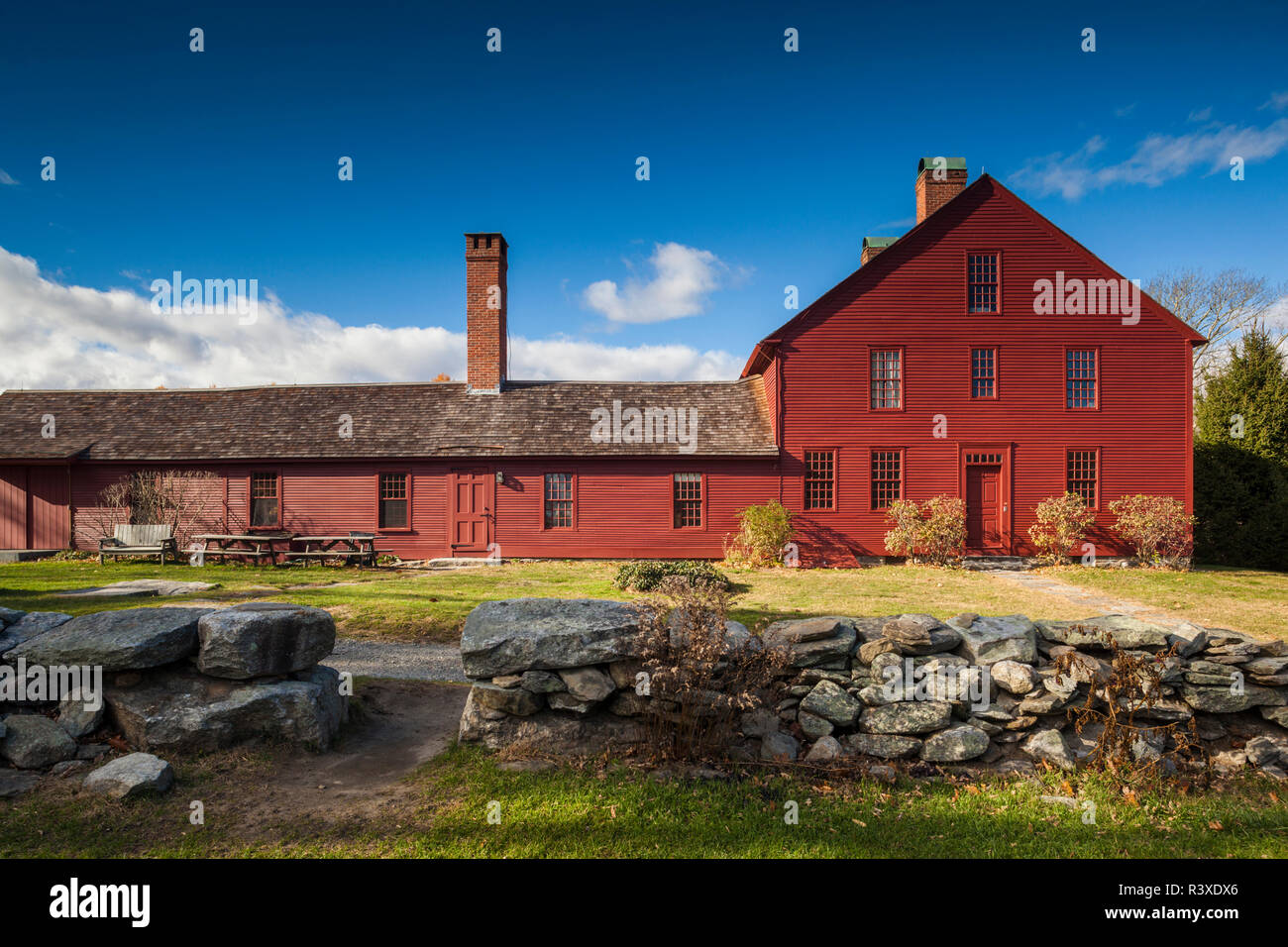 USA, Connecticut, Coventry, Nathan Hale Homestead, birthplace of US ...
