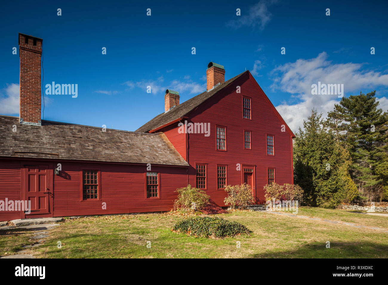 USA, Connecticut, Coventry, Nathan Hale Homestead, birthplace of US ...