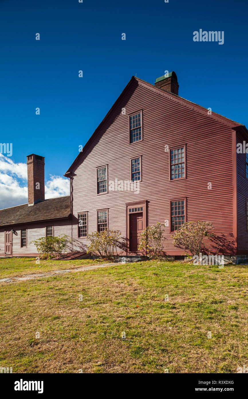 USA, Connecticut, Coventry, Nathan Hale Homestead, birthplace of US ...