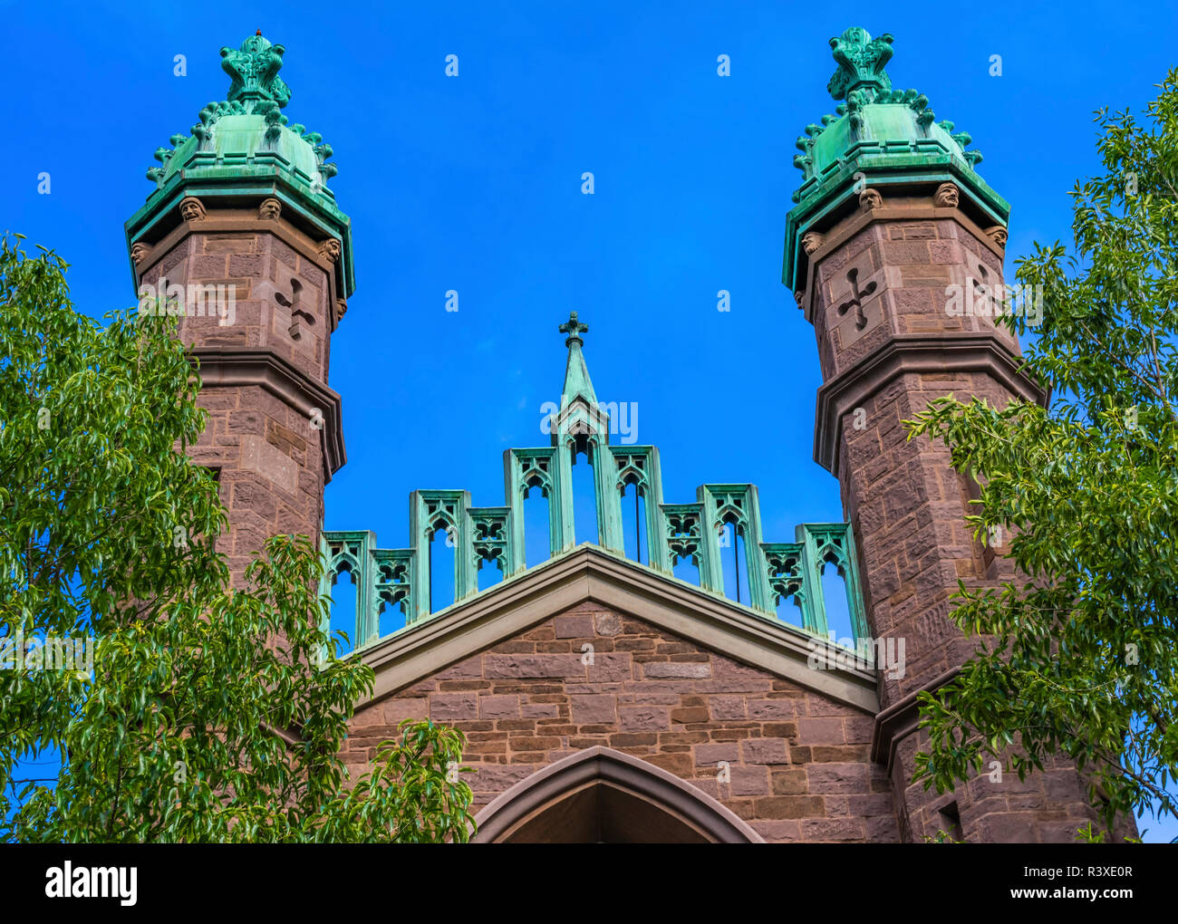 Dwight Hall, Yale University, New Haven, Connecticut. Completed in 1886 ...