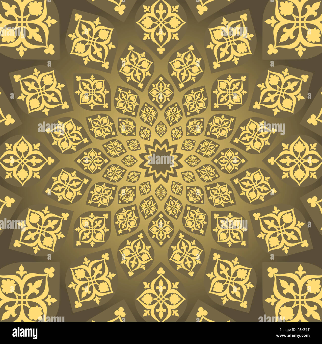 vector Traditional Muslim ornament Stock Photo - Alamy