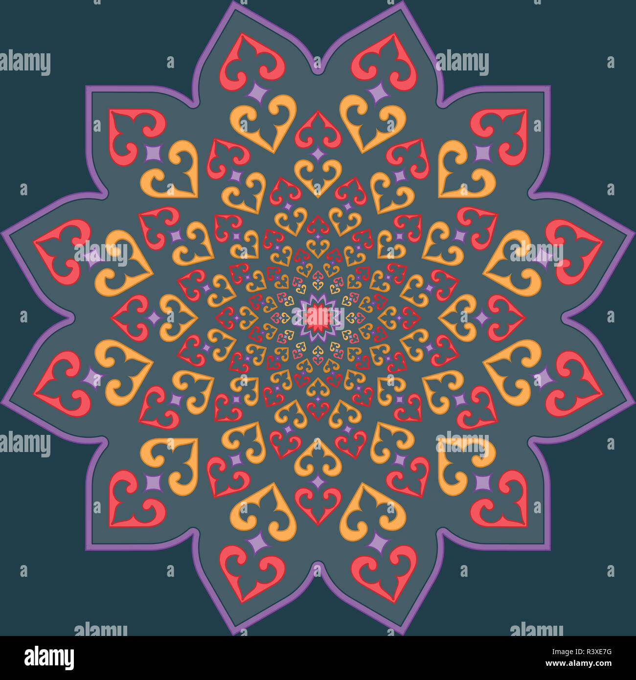 vector Traditional Muslim ornament Stock Photo - Alamy