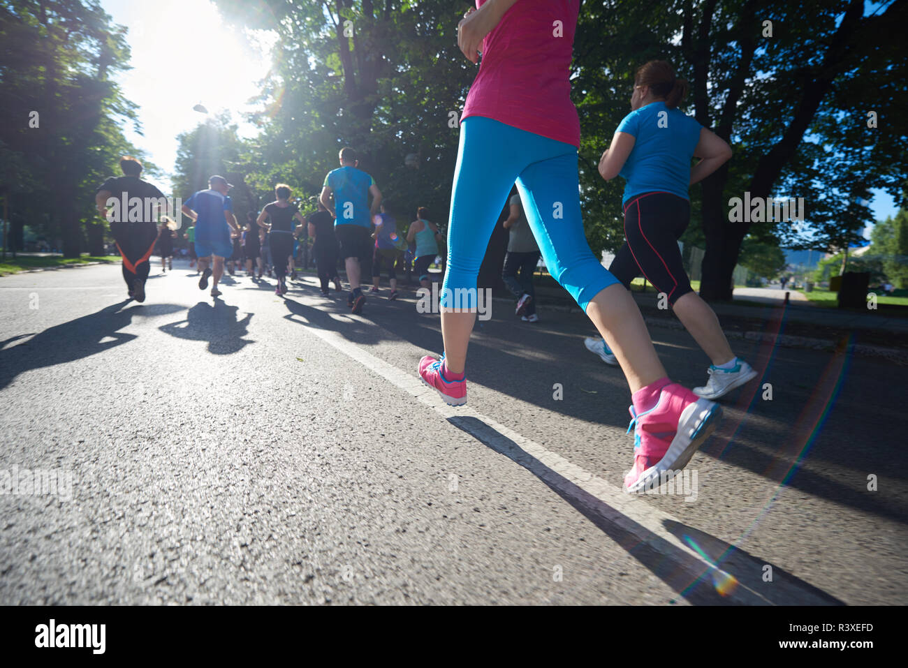 people group jogging Stock Photo - Alamy