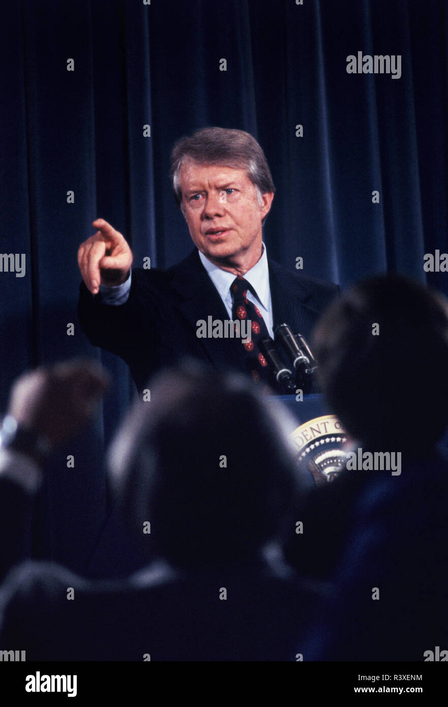 January 30, 1978: Jimmy Carter Press conference Stock Photo - Alamy