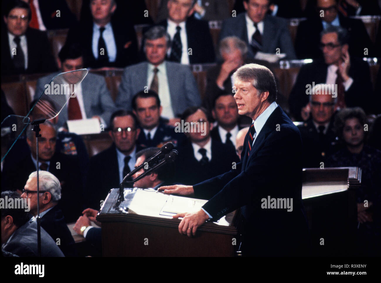 January 1978: President Jimmy Carter delivers the State of the Union ...