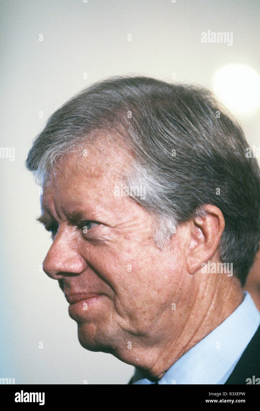 November 1980: President Jimmy Carter portrait Stock Photo - Alamy