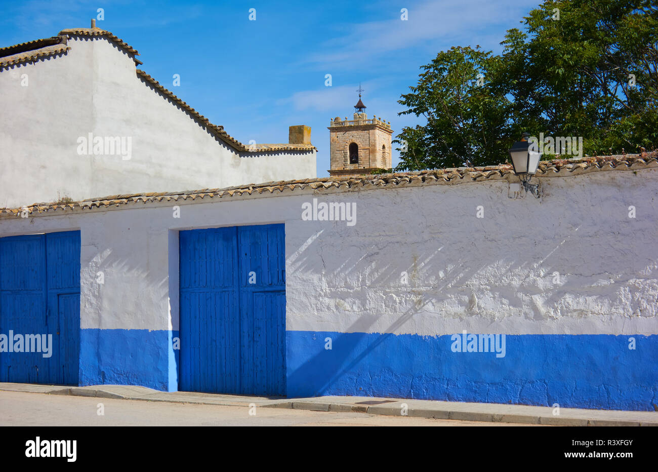 El Toboso village of don quijote Dulcinea in toledo of La Mancha Spain ...