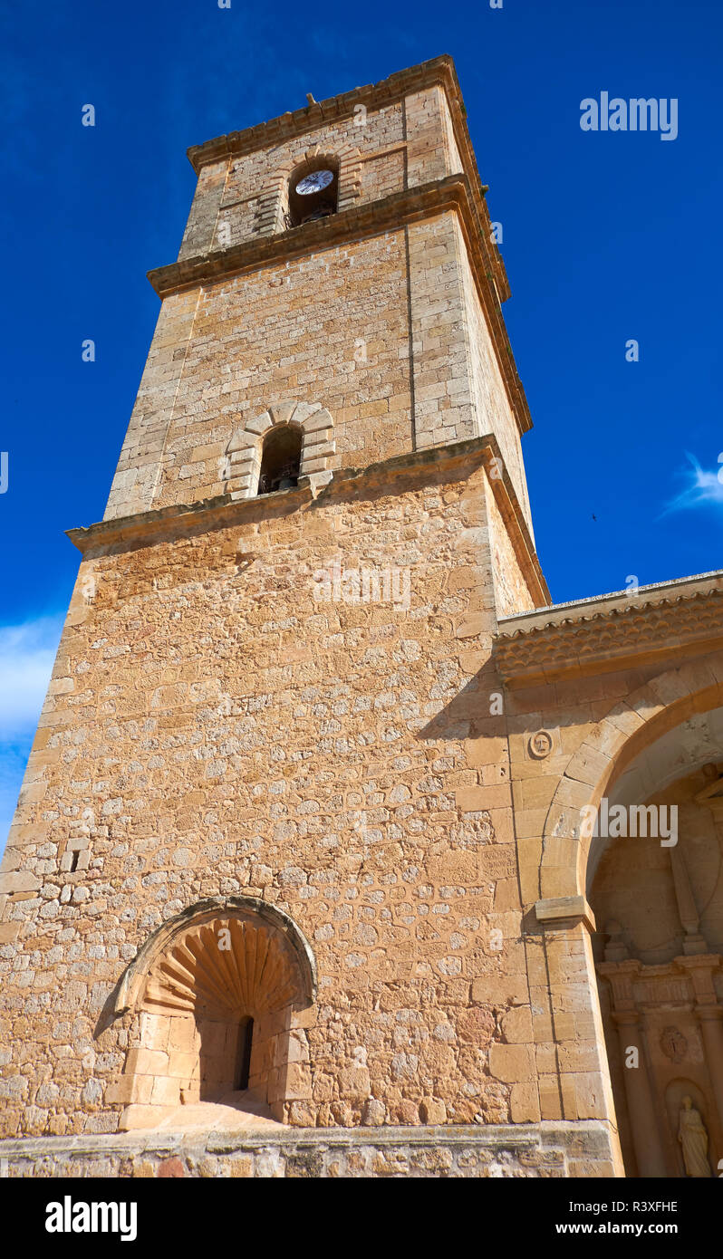 Church El Toboso village of don Quijote Dulcinea in toledo of La Mancha ...
