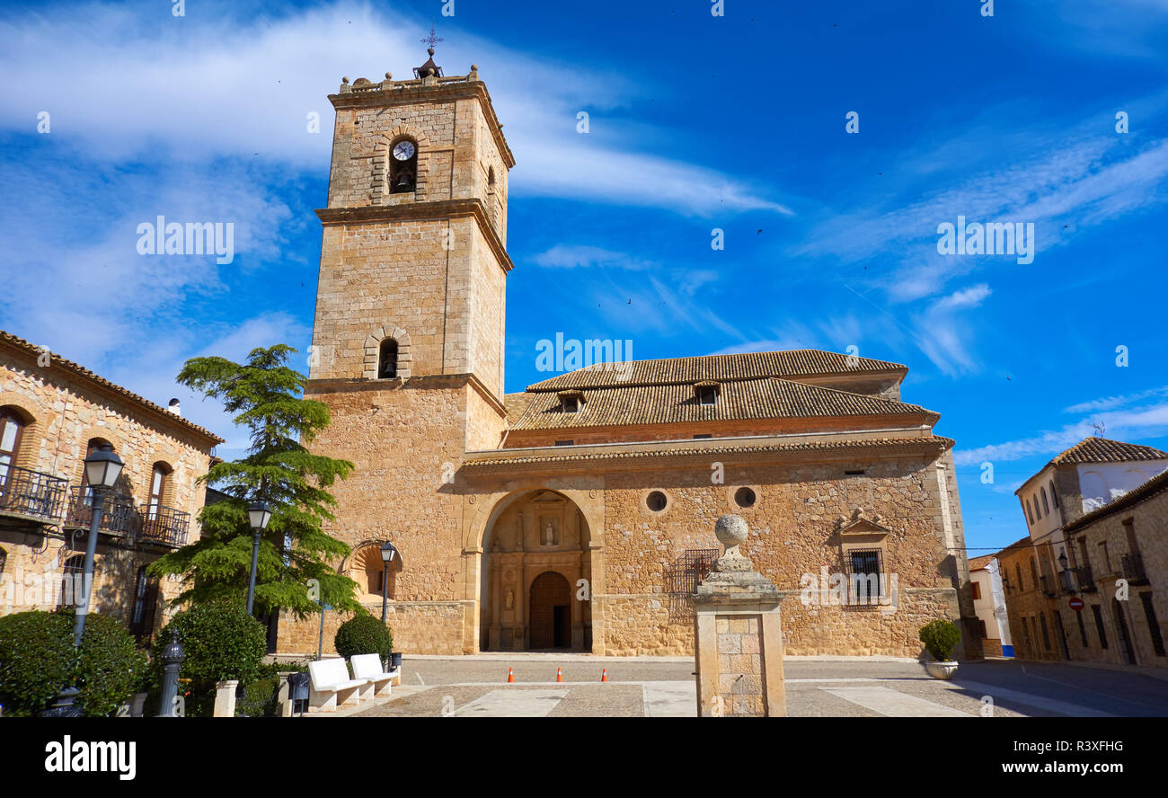 Church El Toboso village of don Quijote Dulcinea in toledo of La Mancha ...