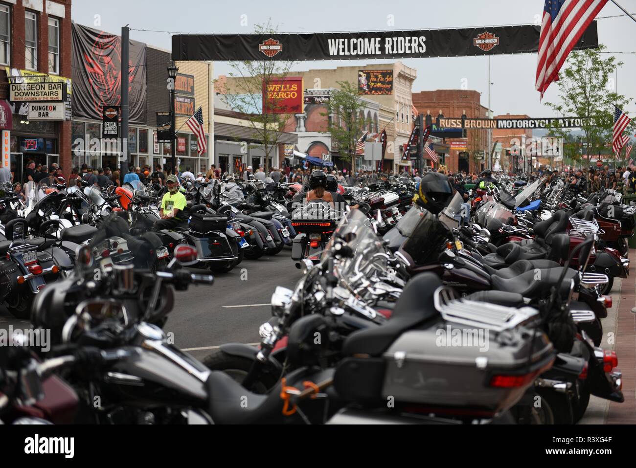 Sturgis motorcycle rally hi-res stock photography and images - Alamy