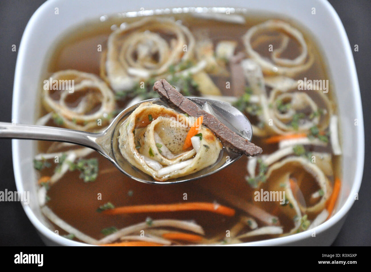 Frittatensuppe hi-res stock photography and images - Alamy