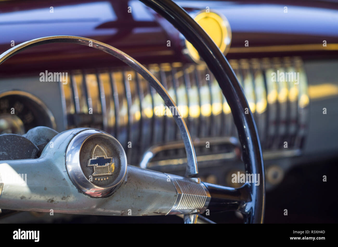 USA, Massachusetts, Cape Ann, Gloucester, classic cars, 1950's ...