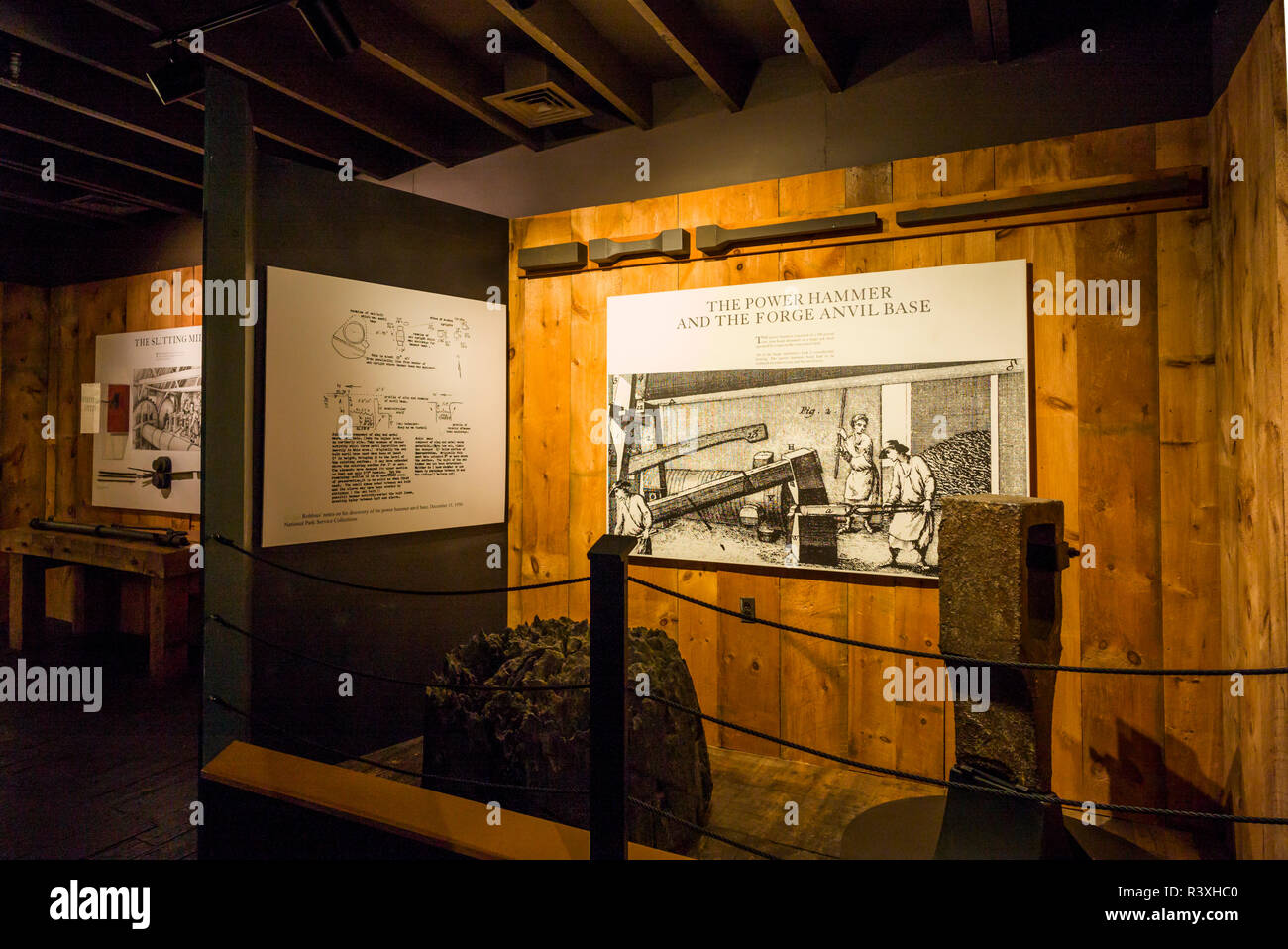 USA, Massachusetts, Saugus Iron Works National Historic Park, historic ...