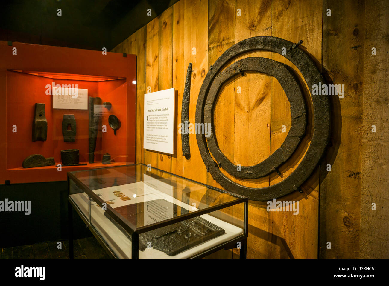 USA, Massachusetts, Saugus Iron Works National Historic Park, historic ...