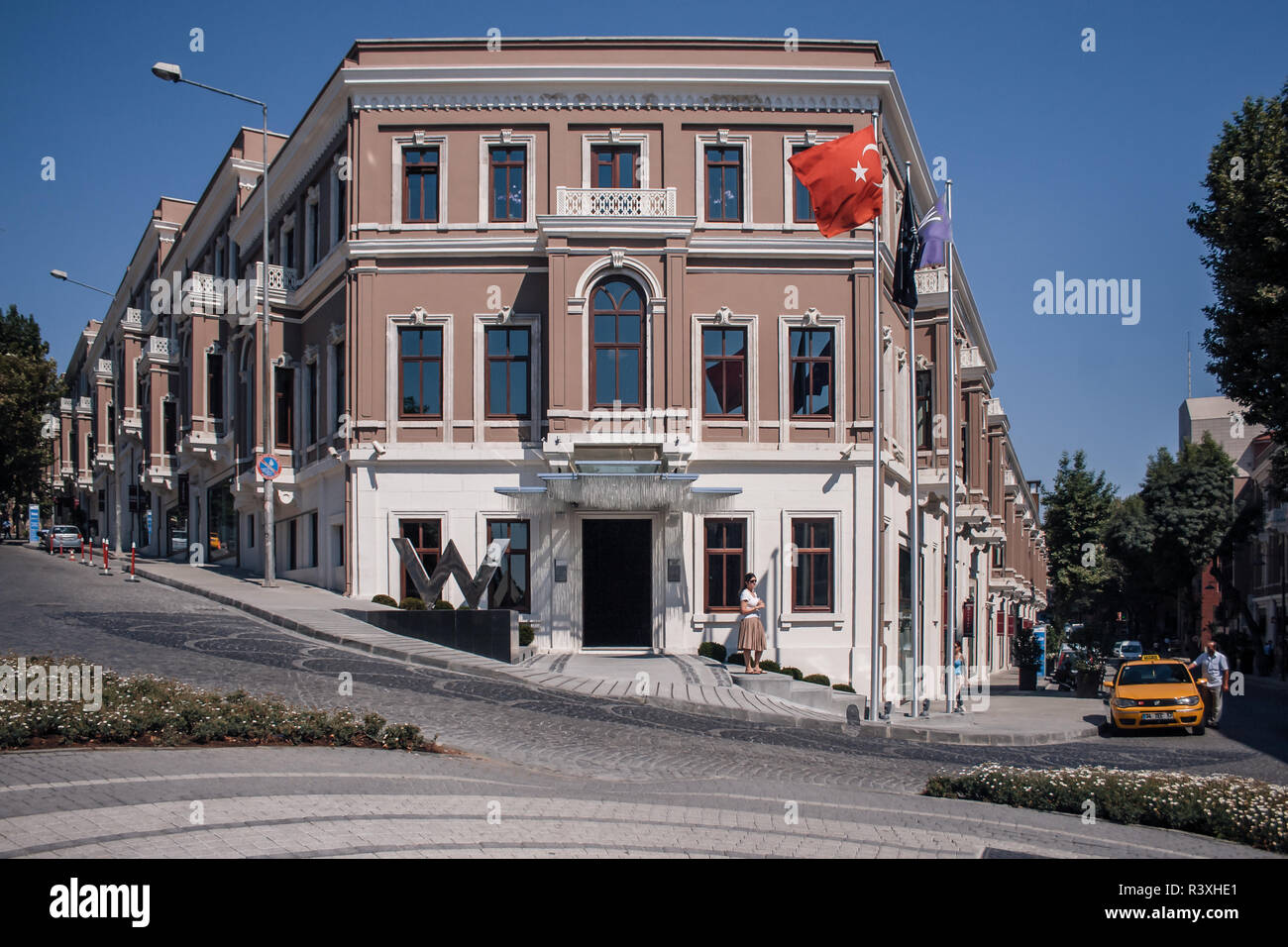 Istanbul, Turkey, 25 JUN 2008: Akaretler Row Houses in Besiktas ...