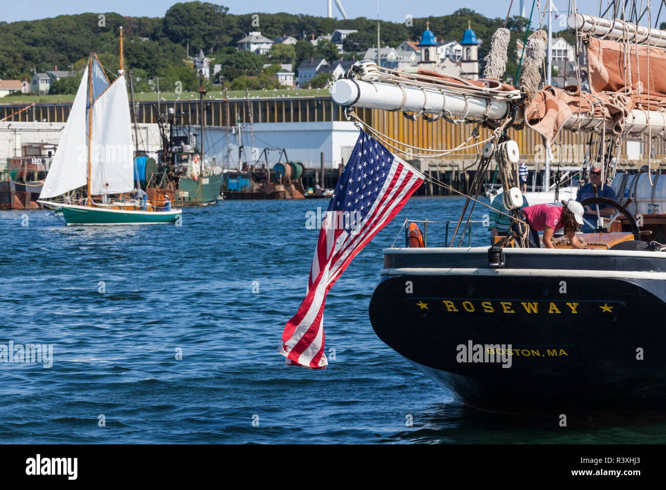 USA, Massachusetts, Cape Ann, Gloucester, America's Oldest Seaport ...