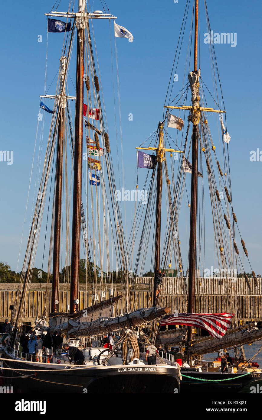 USA, Massachusetts, Cape Ann, Gloucester, America's Oldest Seaport ...