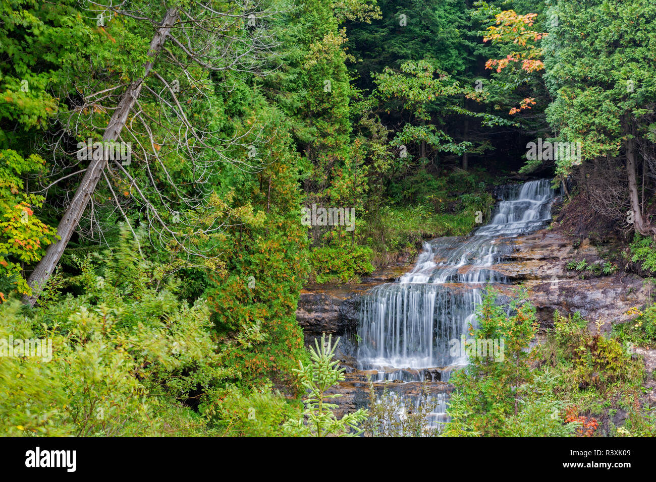 Munising water fall hi-res stock photography and images - Alamy