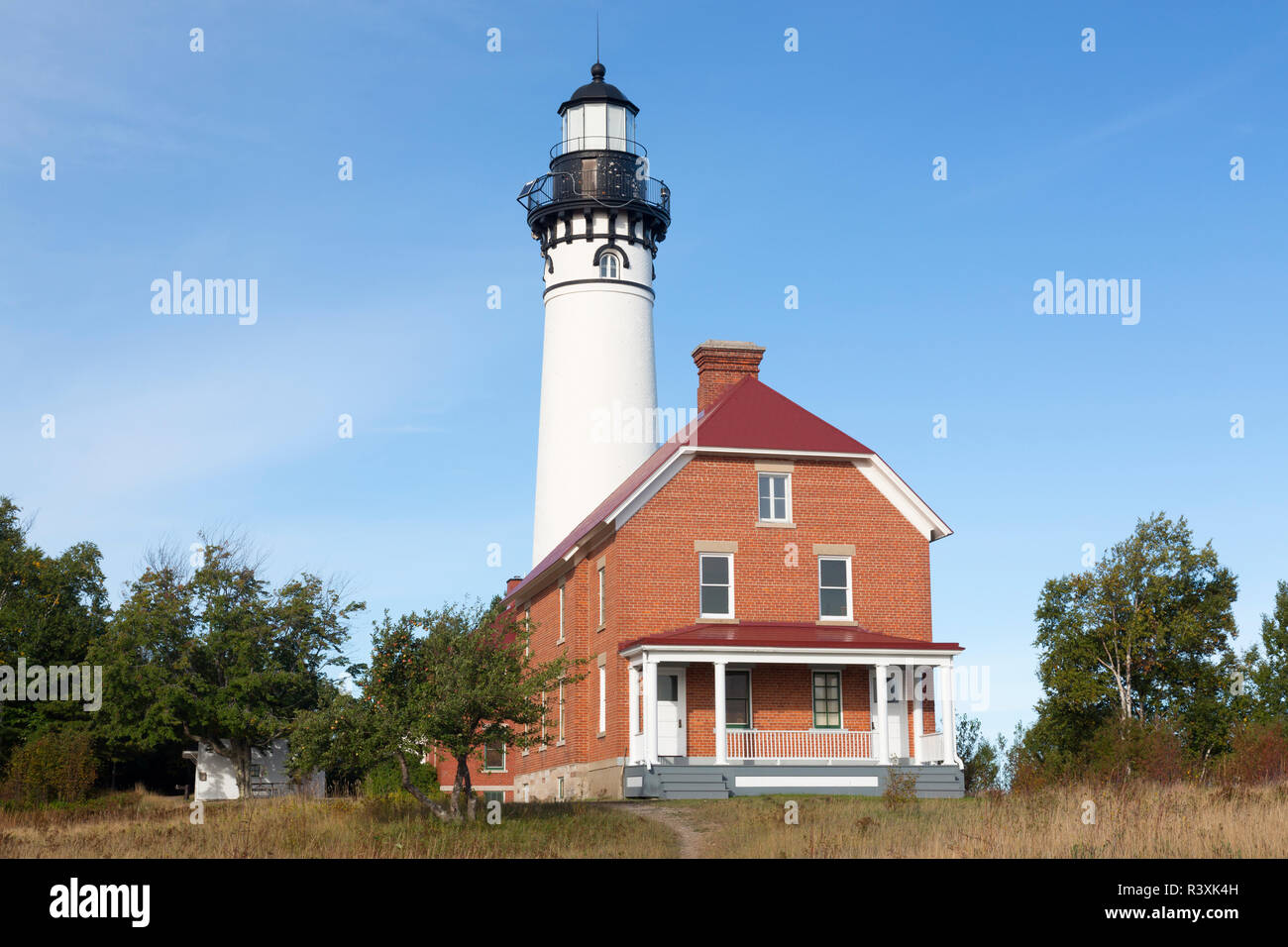 Michigan, Pictured Rocks National Lakeshore, Au Sable Point Lighthouse ...