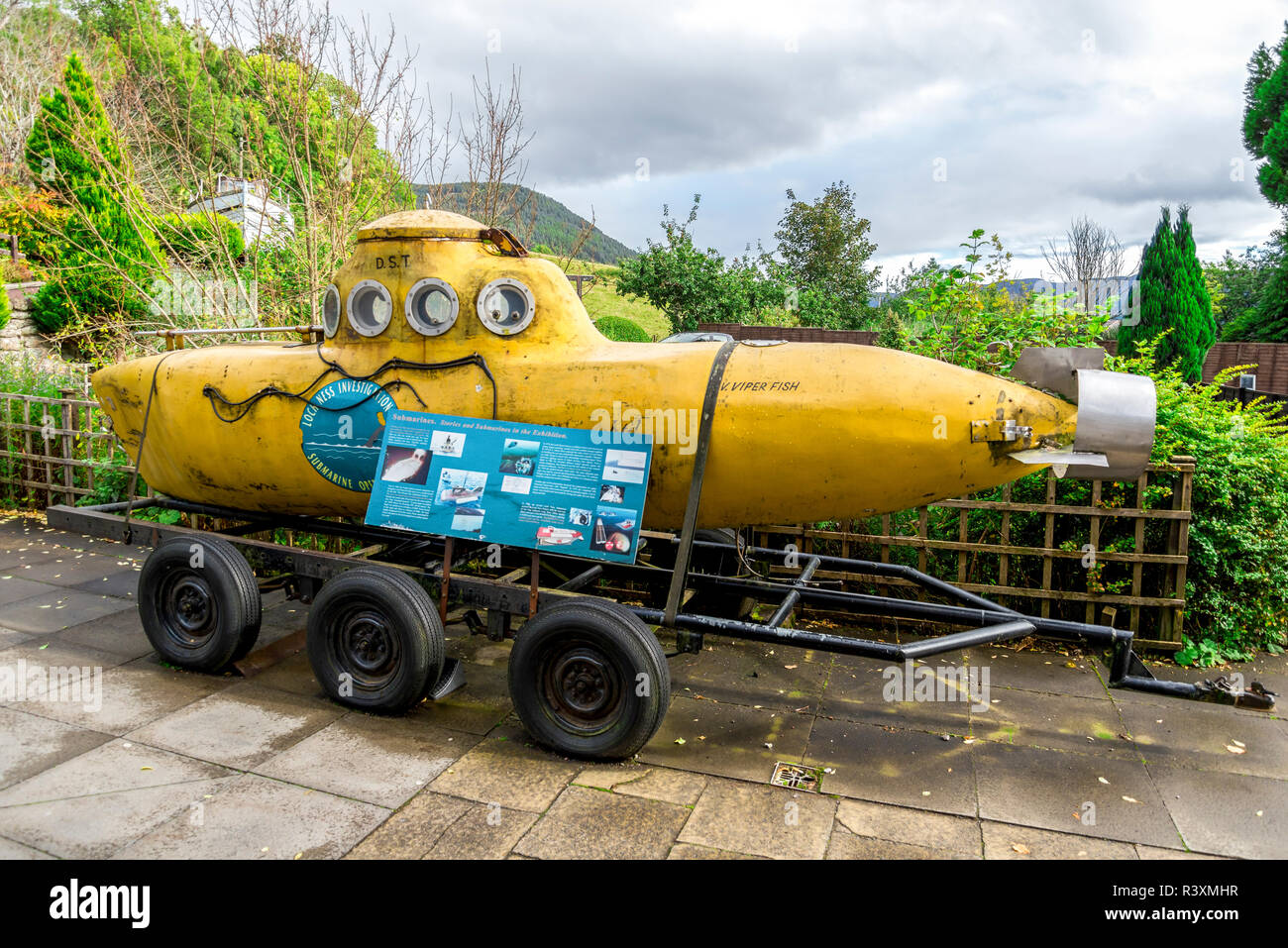 The first Viperfish yellow submarine used to search for Nessie in Loch ...