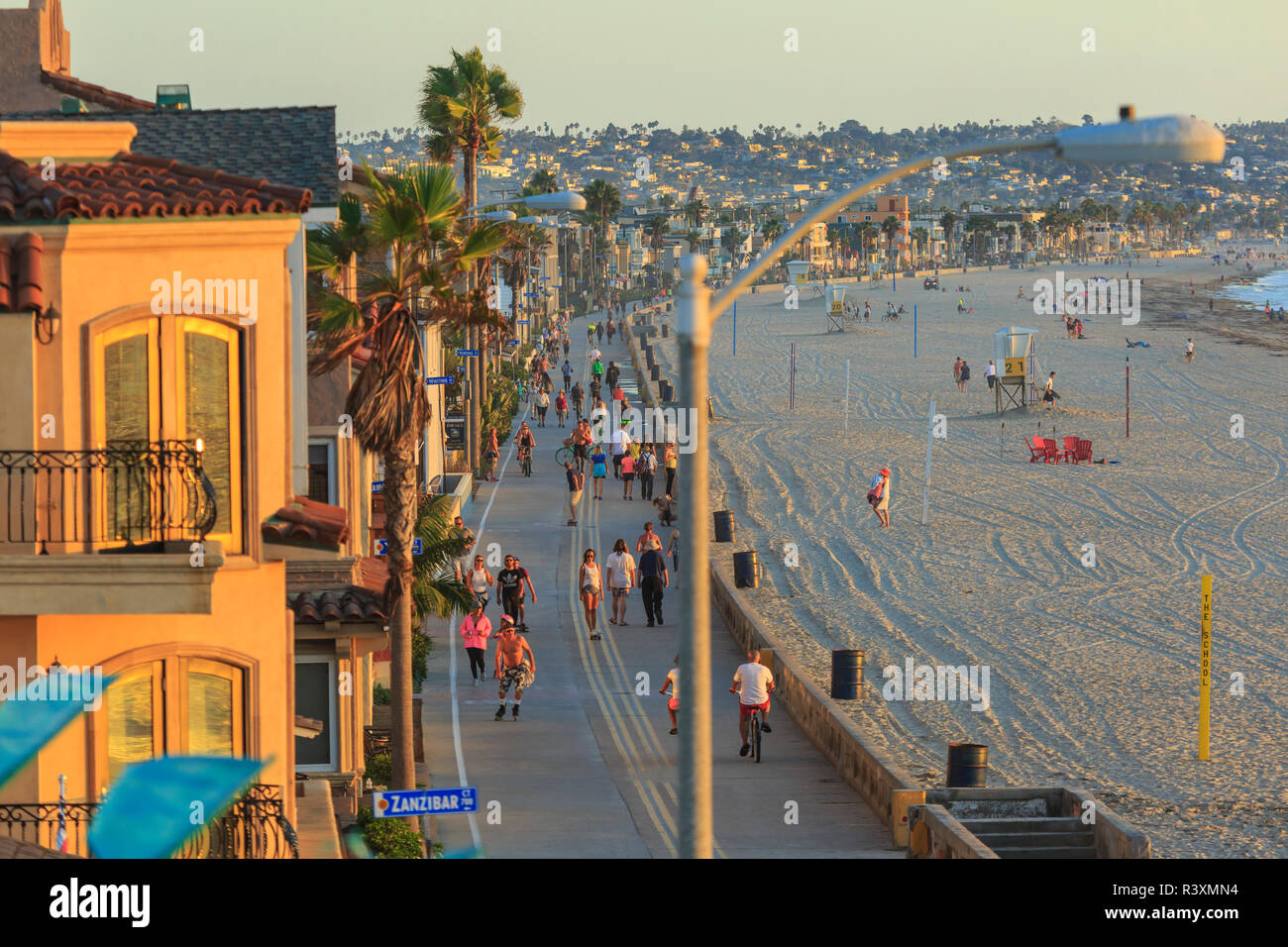 Pacific Beach sunset, San Diego, California, USA Stock Photo - Alamy
