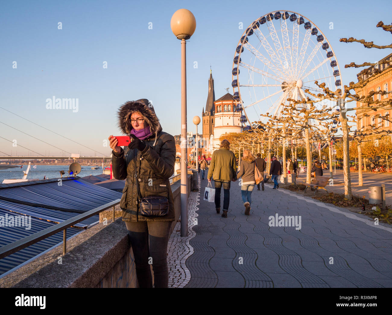 Rhine river promenade hi-res stock photography and images - Alamy