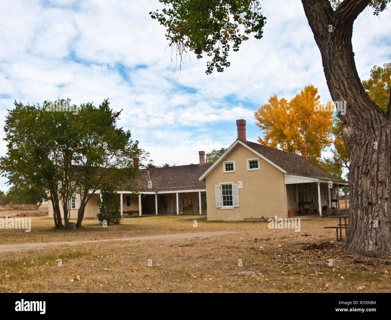 USA, Colorado, Boggsville, Historic Site on the Santa Fe Trail, Last ...