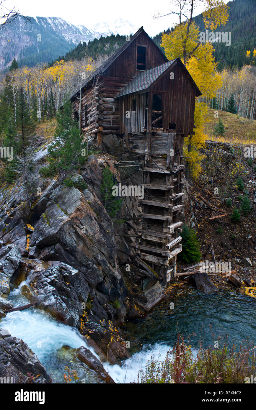 USA, Colorado, scenic historic Crystal Mill Stock Photo - Alamy