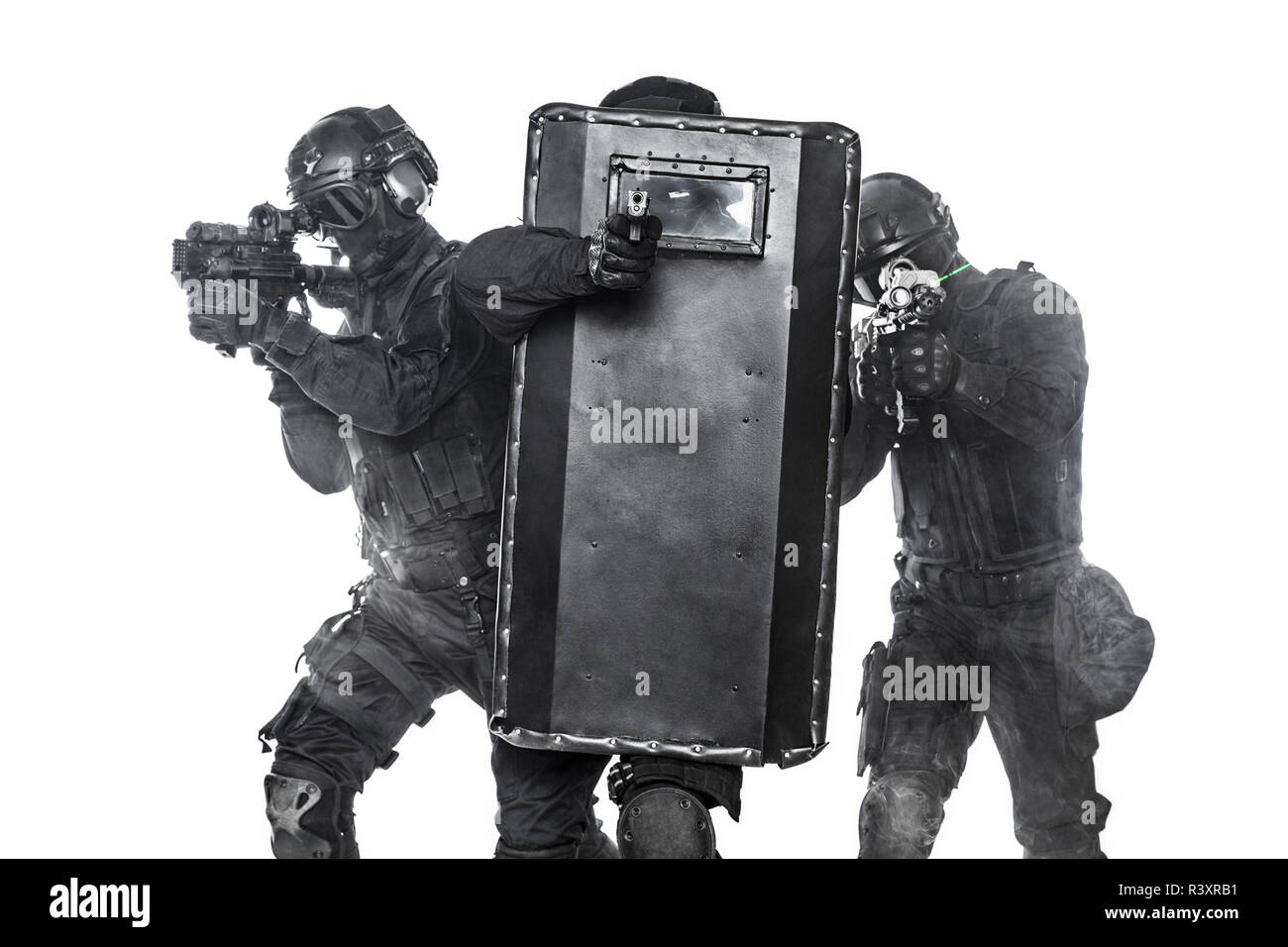Police officers SWAT Stock Photo - Alamy
