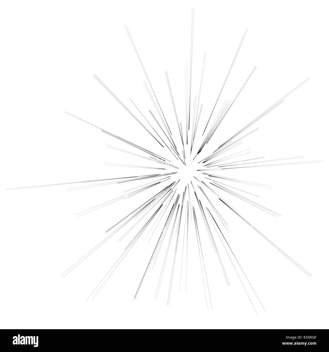 Strength burst Cut Out Stock Images & Pictures - Alamy