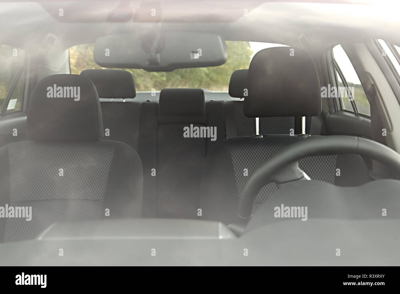 Sedan car interior back hi-res stock photography and images - Alamy