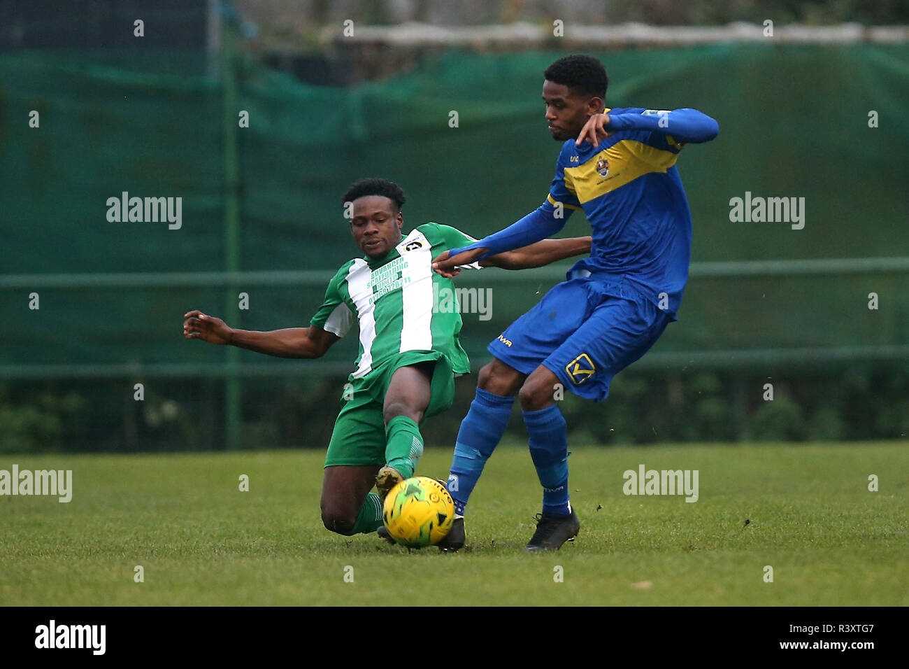 Jon Nzengo of Romford during Romford vs Basildon United, Bostik League ...