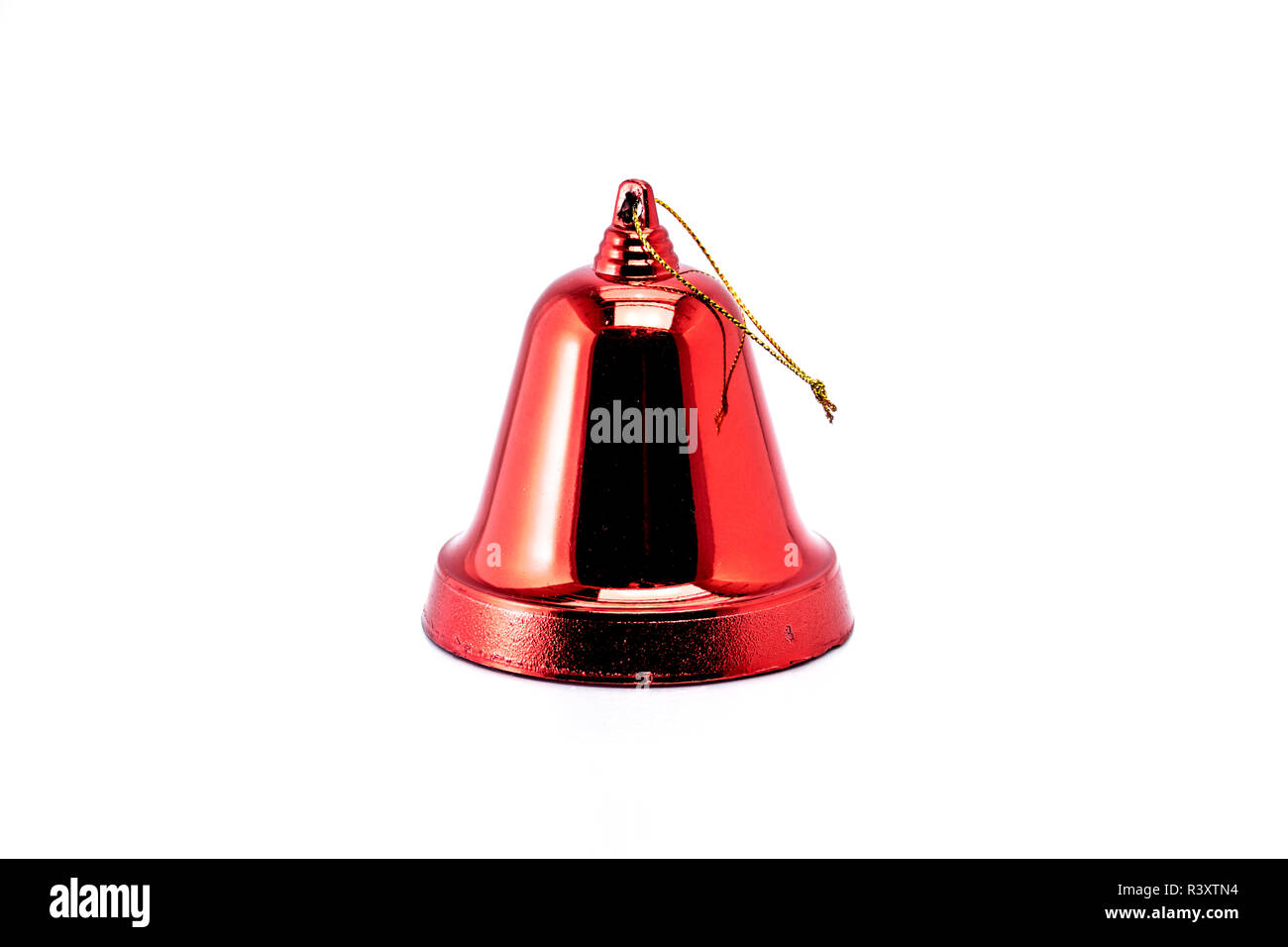 Christmas bells isolated on white background Stock Photo - Alamy