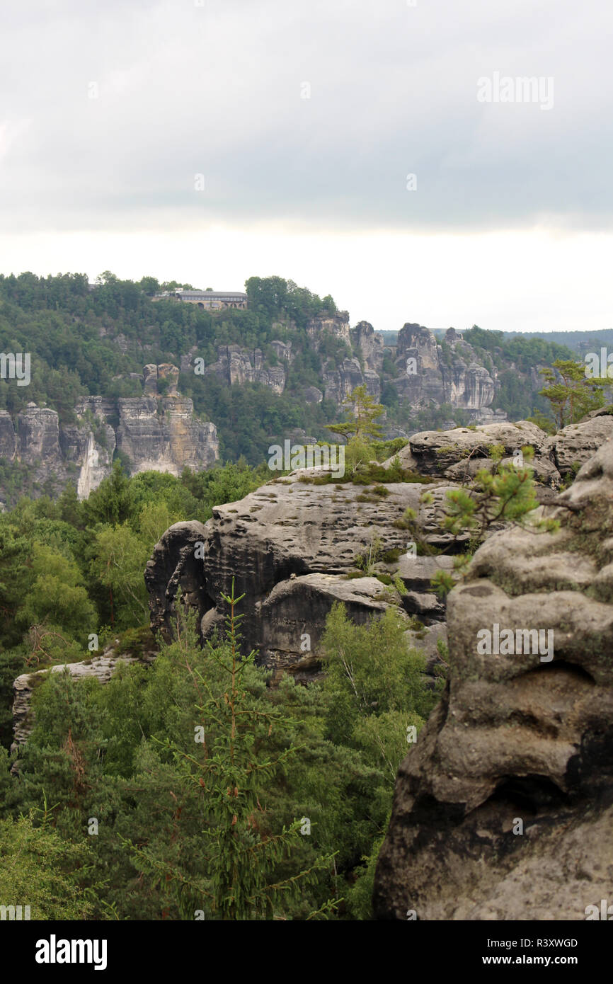 Rauenstein sandstone saxon switzerland hi-res stock photography and ...