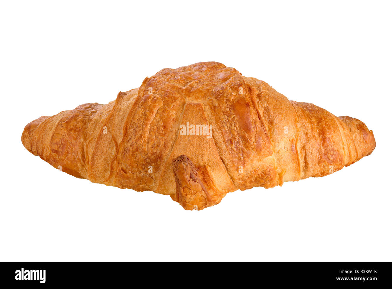 Sweet Croissant with chocolate Stock Photo - Alamy