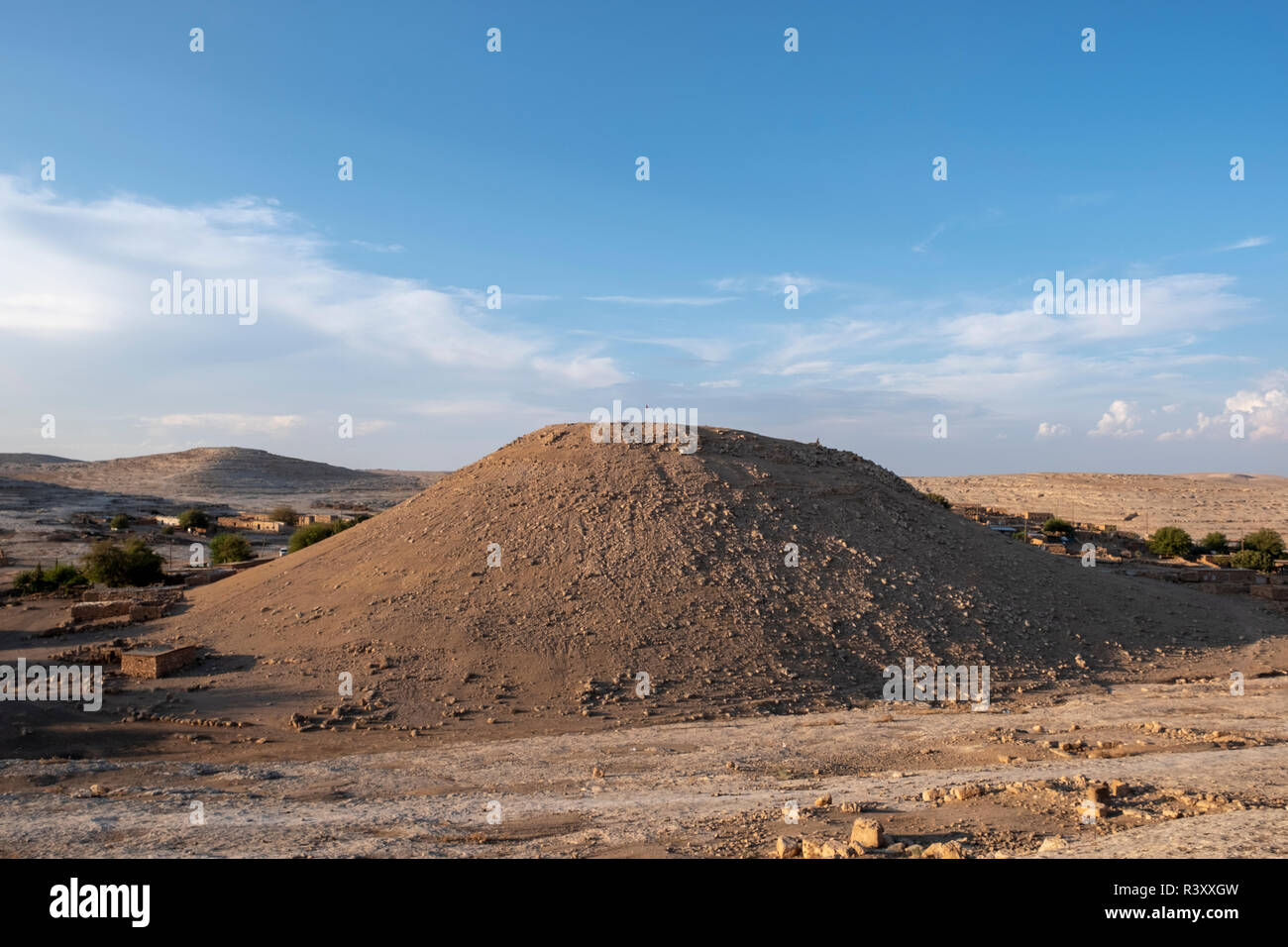 The great central mound of Sogmatar in Sanliurfa, Turkey Stock Photo ...