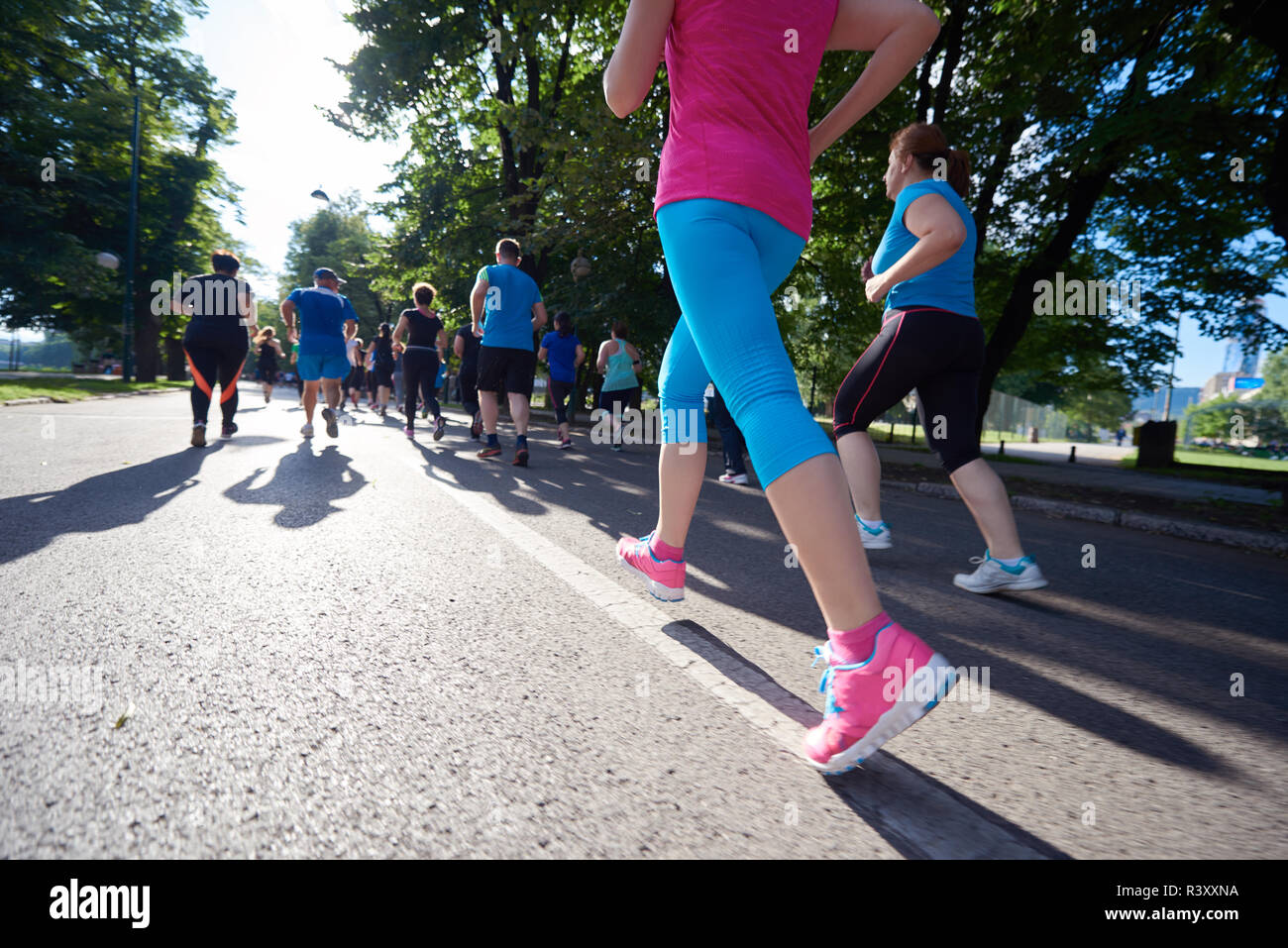 people group jogging Stock Photo - Alamy