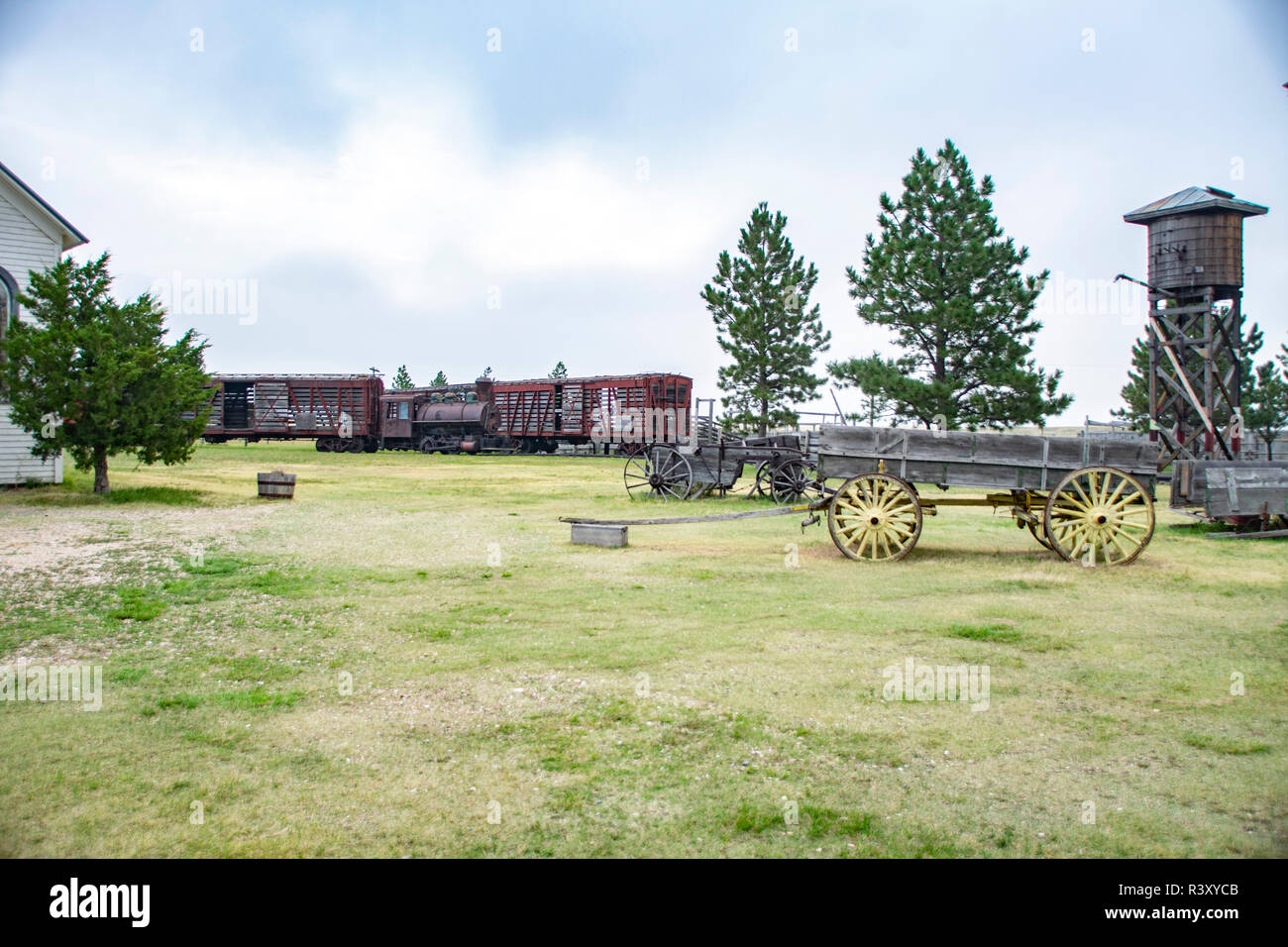 A view of 1880 Town in South Dakota, movie set for Dances With Wolves ...