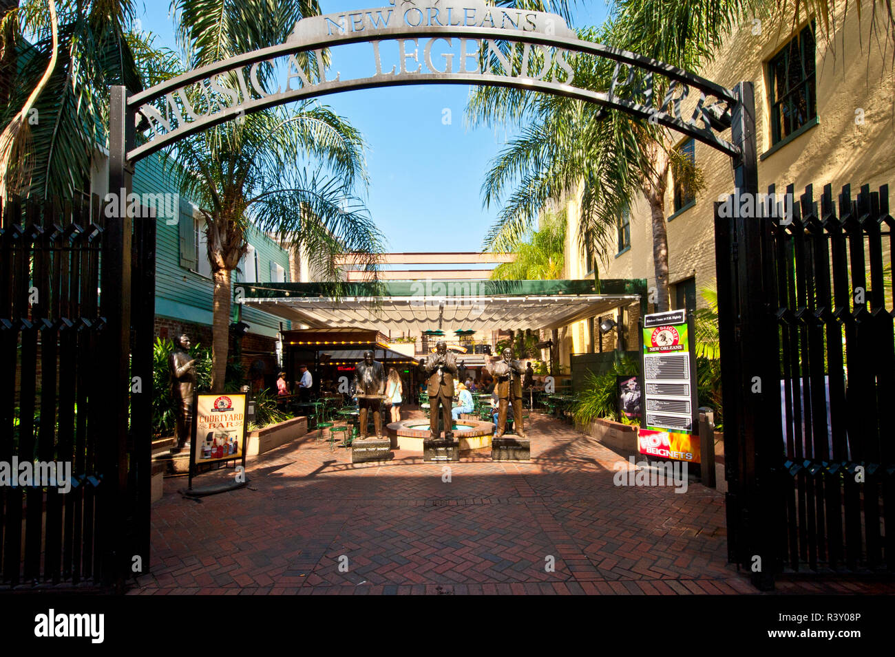 USA, Louisiana, New Orleans, French Quarter, Musical Legends Park ...