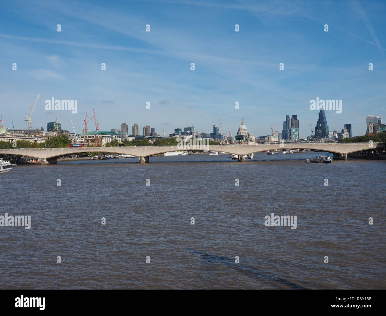 Waterloo Bridge in London Stock Photo - Alamy